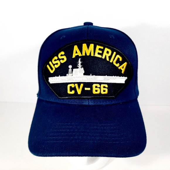 thepatriotspride.com | Accessories | Us Navy Uss America Cv66 Mens Cap ...